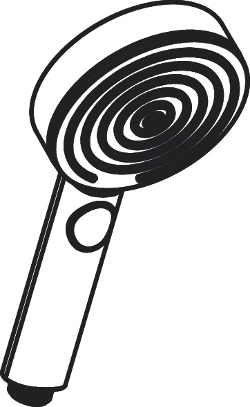 Käsisuihku Hansgrohe 24111670 Pulsify Relax Eco musta - K-Rauta