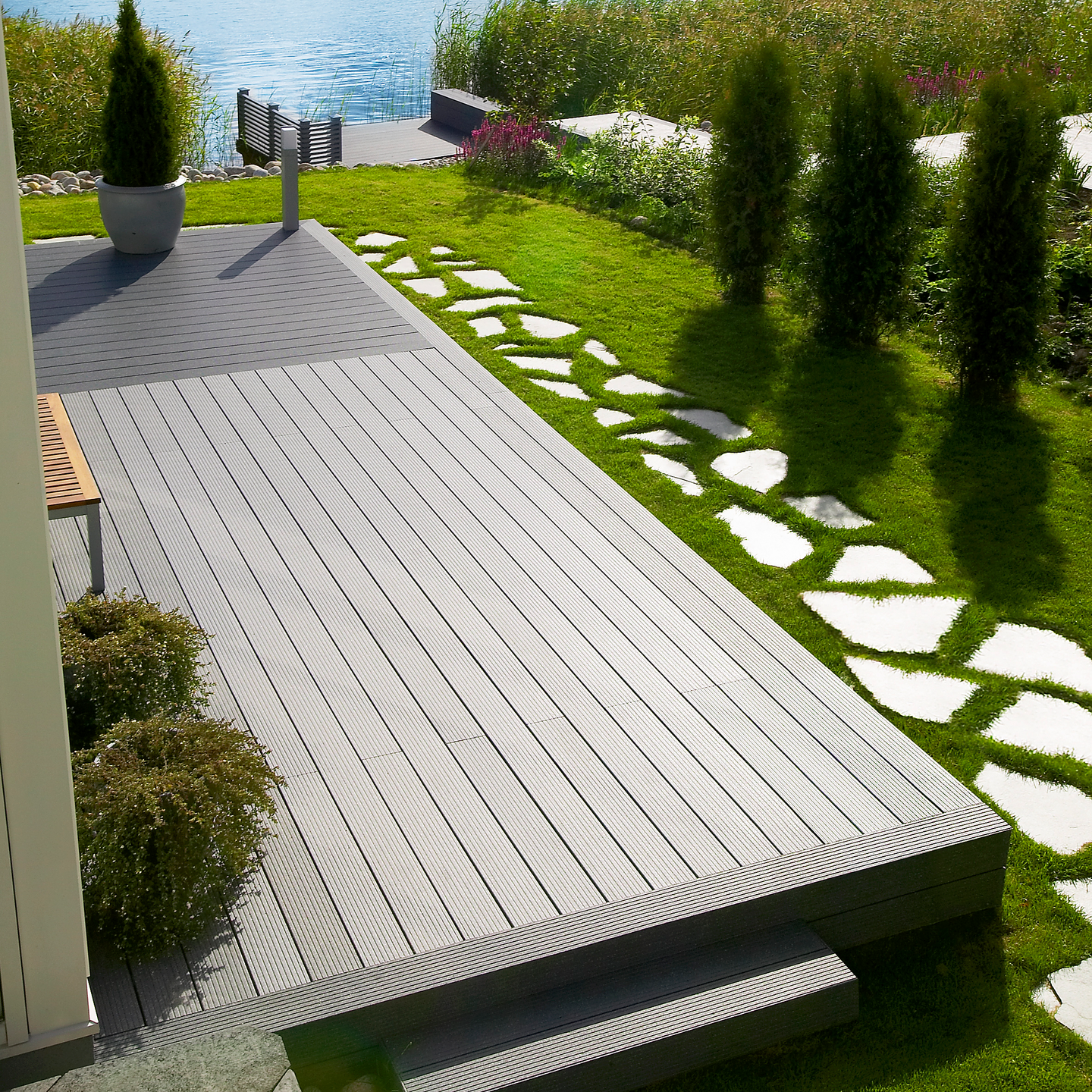 UPM ProFi Deck hopeanvihreä 28 x 150 x 4000 mm - K-Rauta