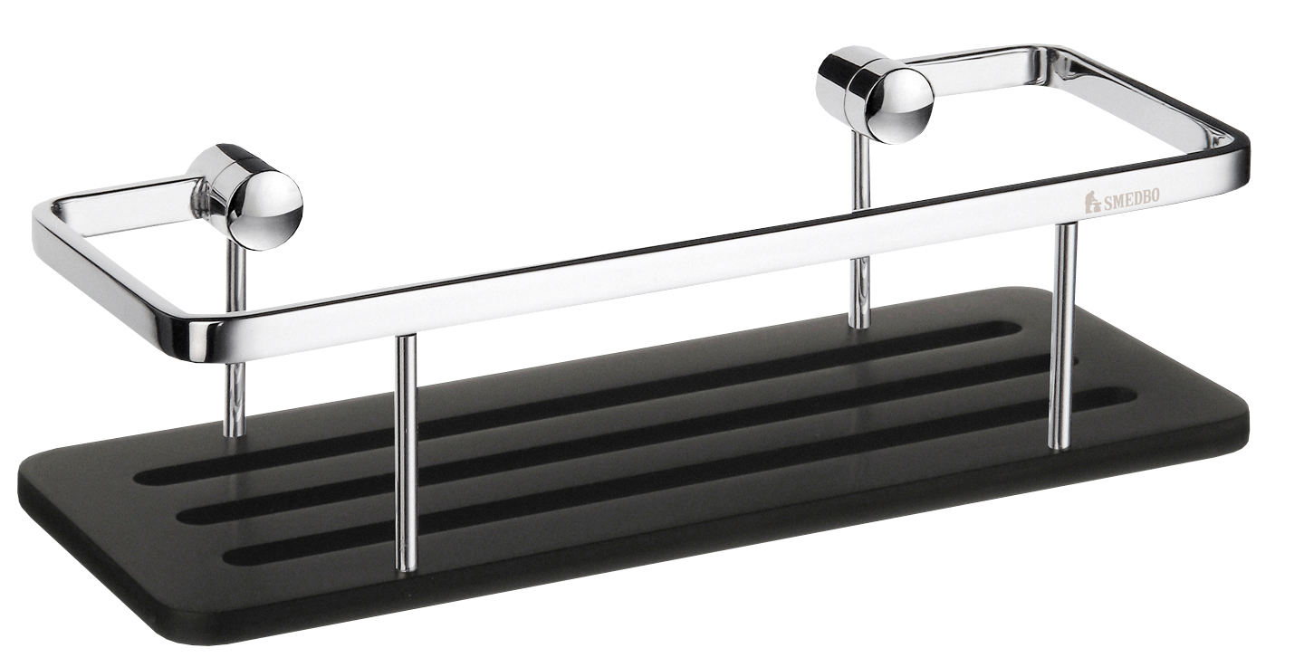 Saippuakori Smedbo Sideline kromi/musta DK3003 kiiltävä kromi - K-Rauta