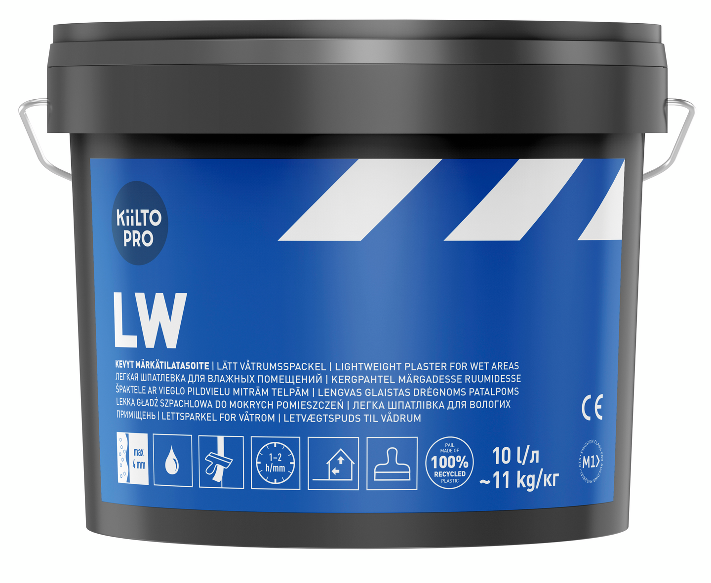 Märkätilatasoite Kiilto Pro LW 10l kevyt - K-Rauta