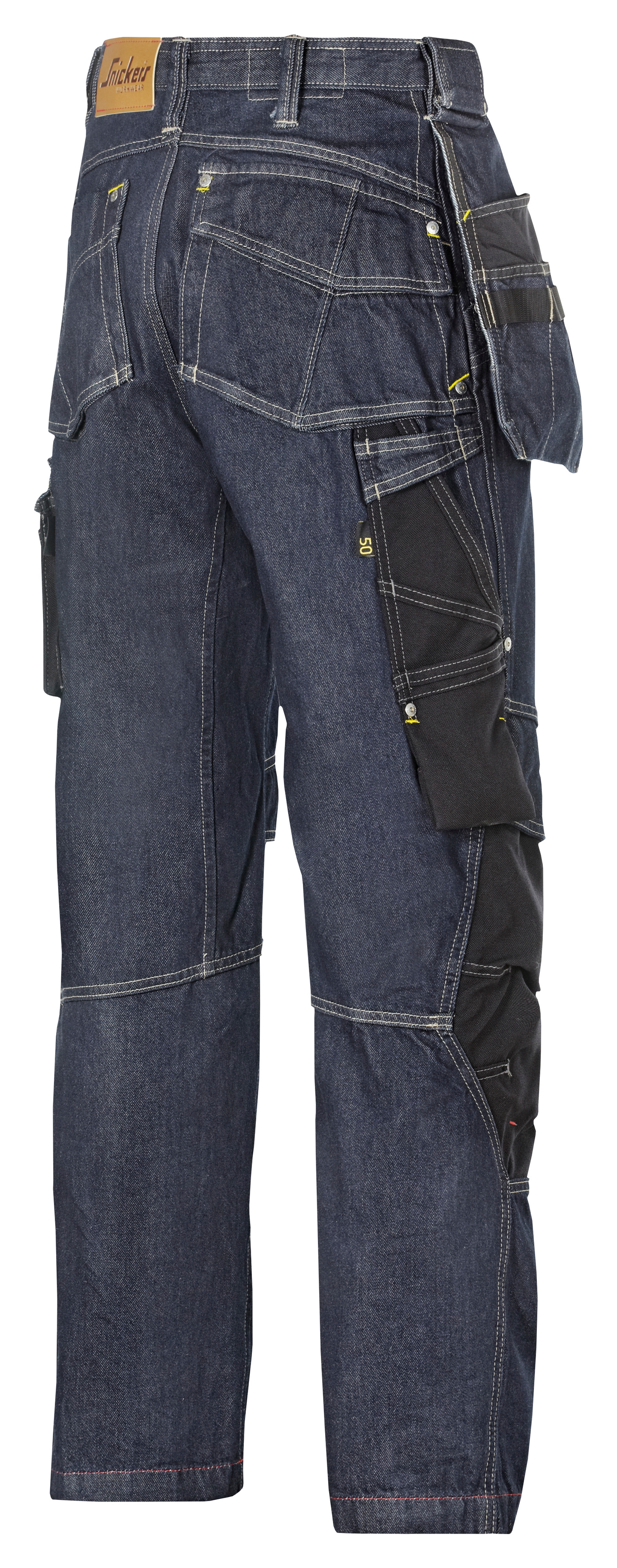 Työhousut Snickers 3255-6504 denim-musta koko 54 - K-Rauta