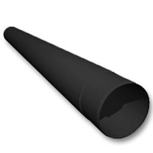 Syöksytorvi pyöreä 87mm 1,0m musta rr33 - K-Rauta