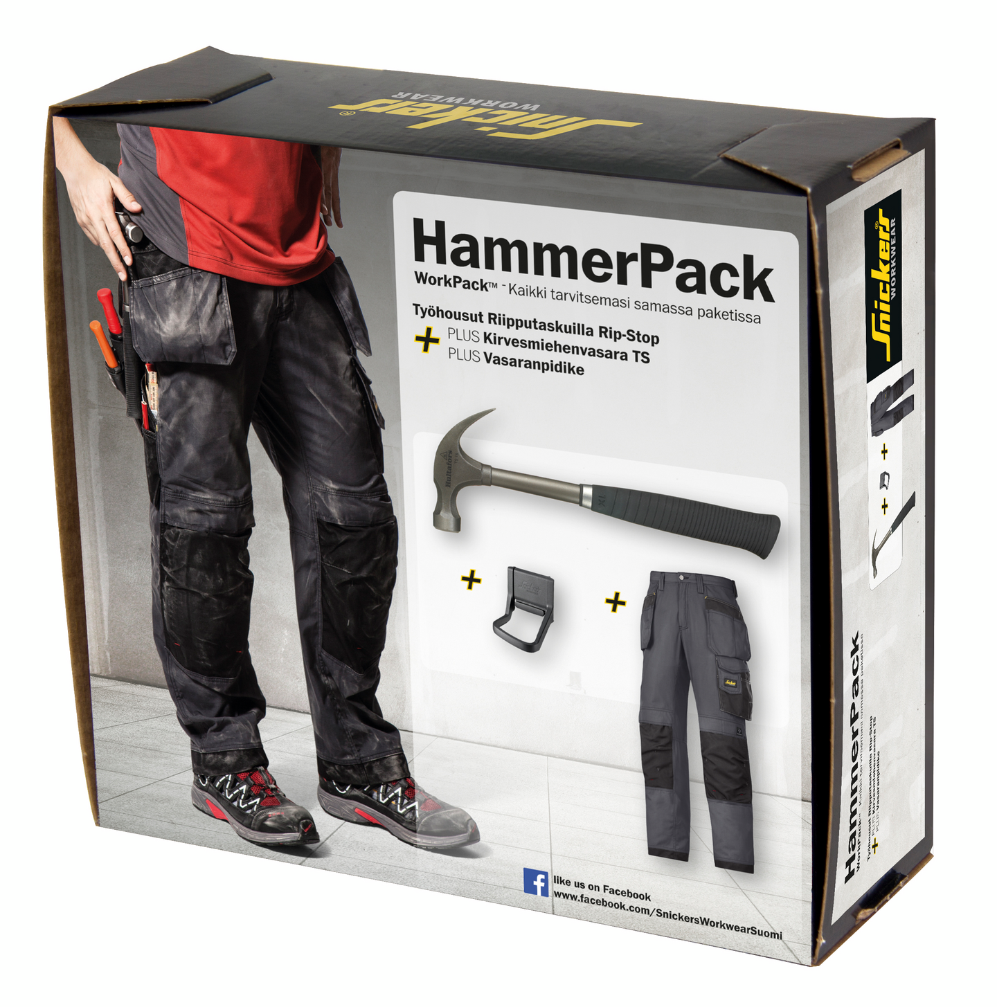 Hammer-pack Snickers 3213 teräksenharmaa koko 56 - K-Rauta