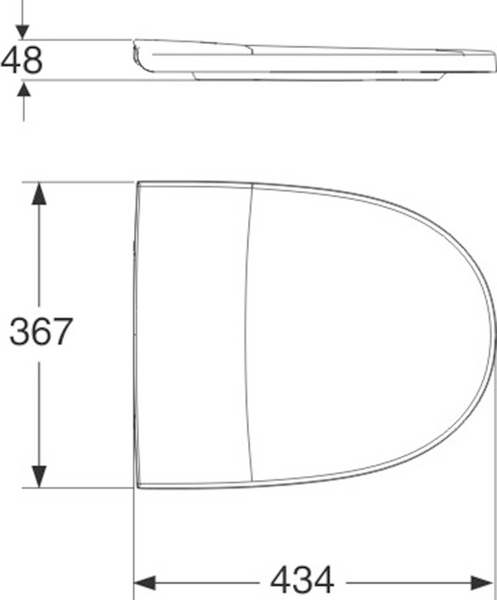 Wc-kansi IDO seven d istuin kova slow close 5711253 367x434 musta - K-Rauta
