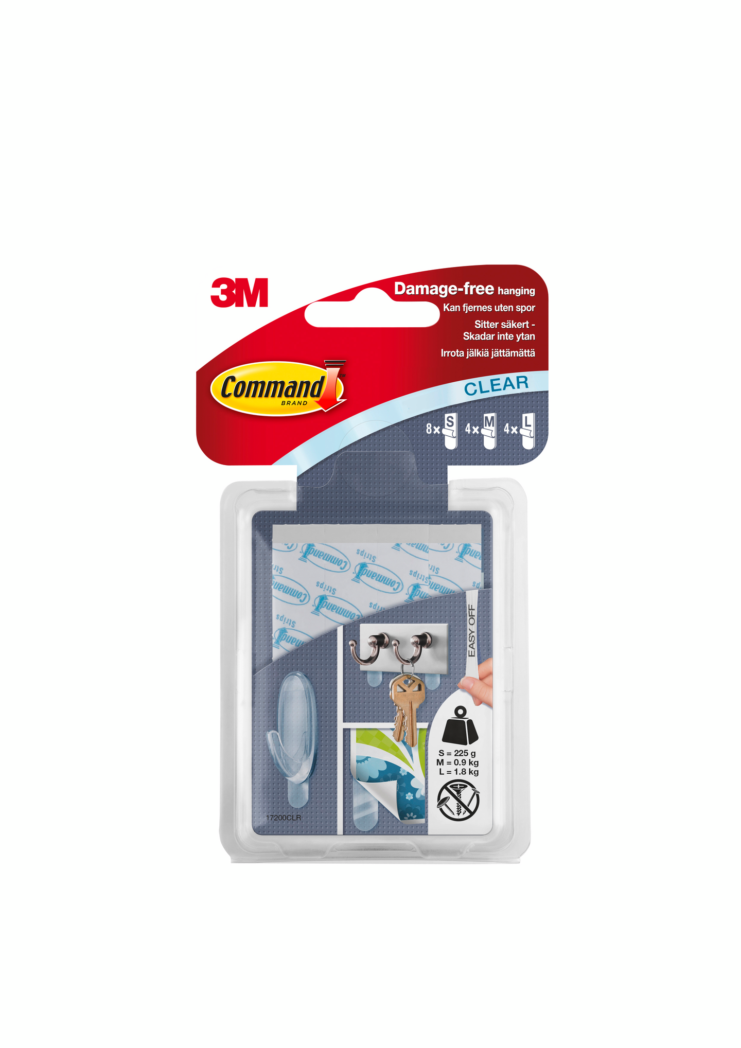 Kiinnityspala Command 17200CLR 16kpl kirkas - K-Rauta