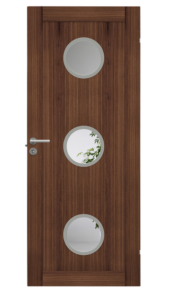 Innerdörr Swedoor Unique 01L GWA330 Valnöt 8x21 Klarglas - K-Rauta