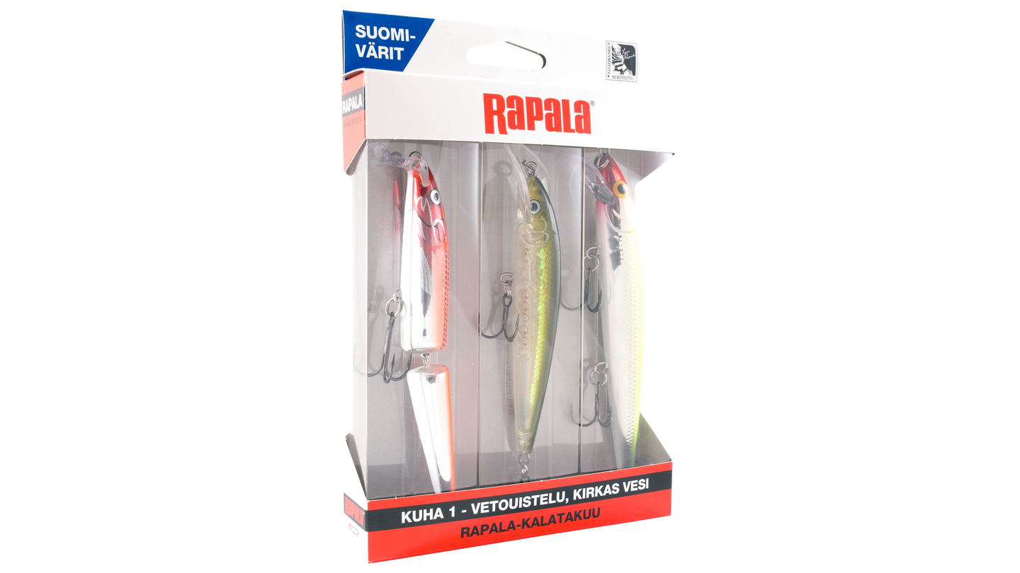 Viehesarja Rapala kalatakuu kuha 1 kirkas vesi 3kpl - K-Rauta