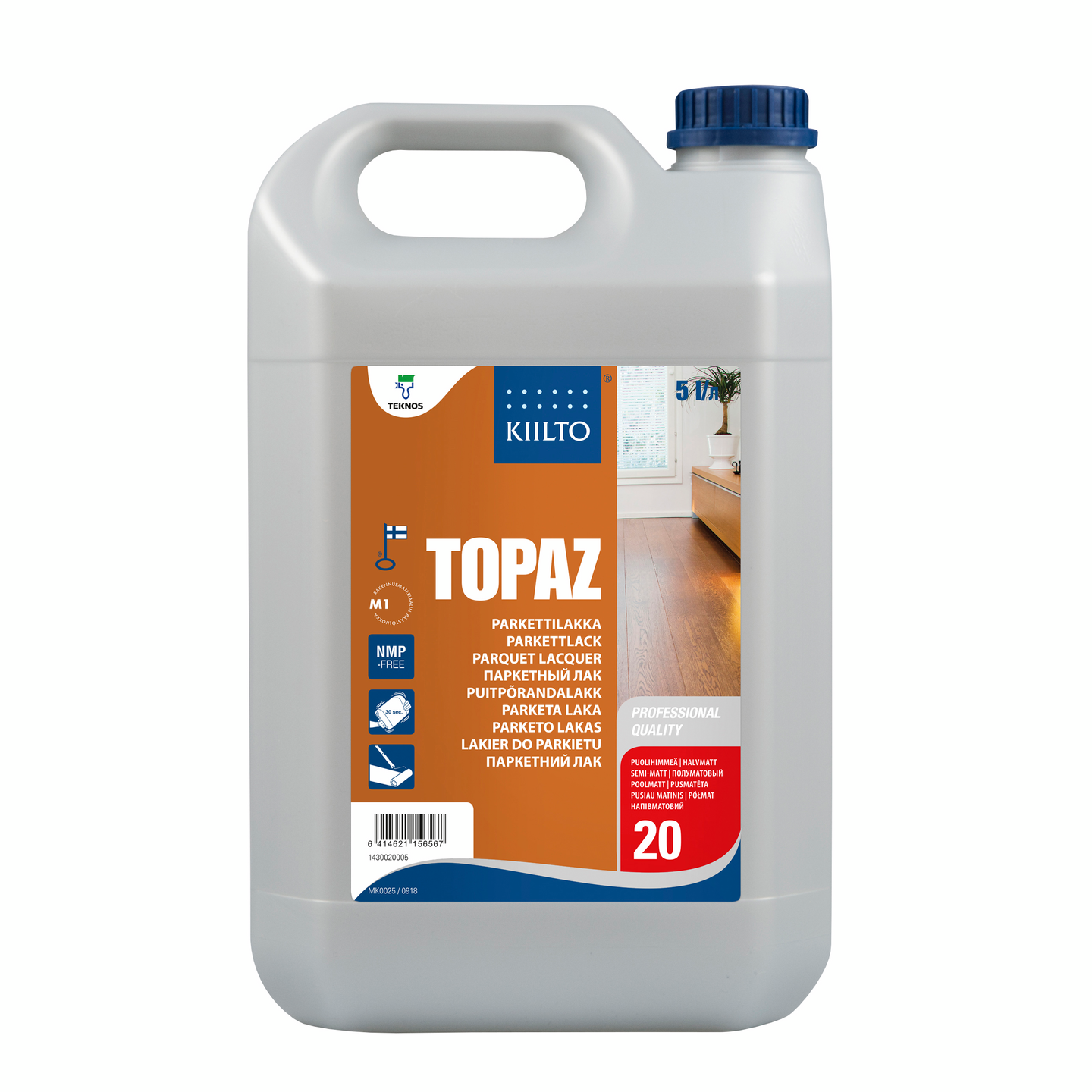 Topaz 20 parkettilakka 5l - K-Rauta