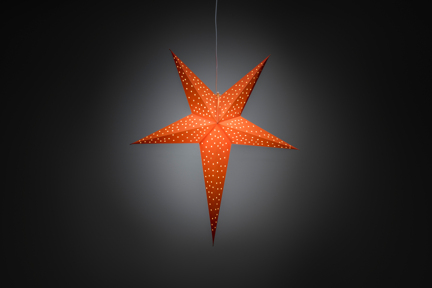 Paperitähti Konstsmide 64x54cm oranssi - K-Rauta