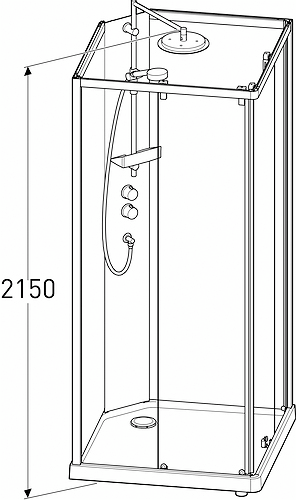 Suihkukaapit | Löydä suihkukaappi K-Raudasta - K-Rauta