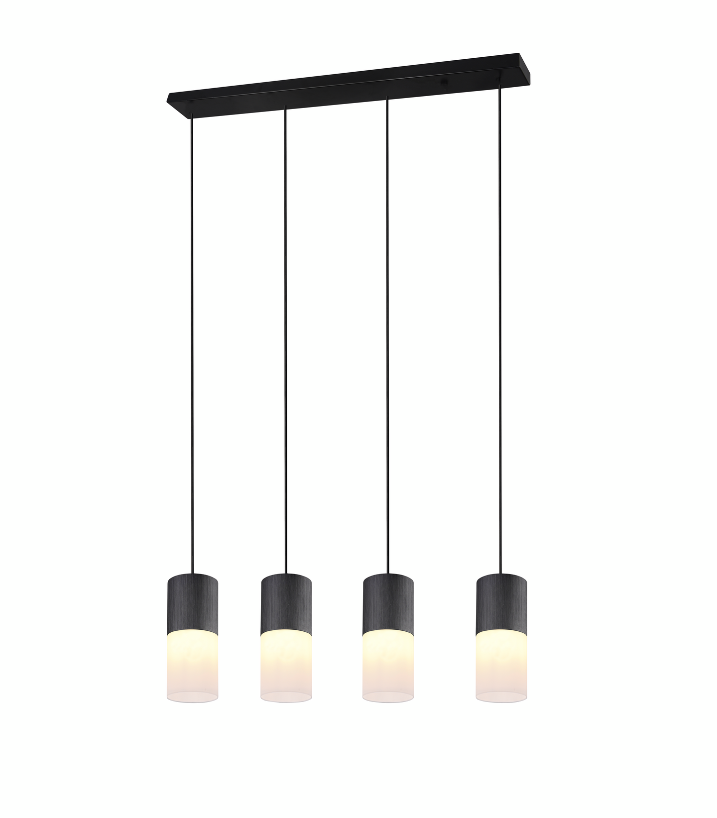 Riippuvalaisin TRIO Robin E27 4-osainen mattamusta/mattavalkoinen - K-Rauta