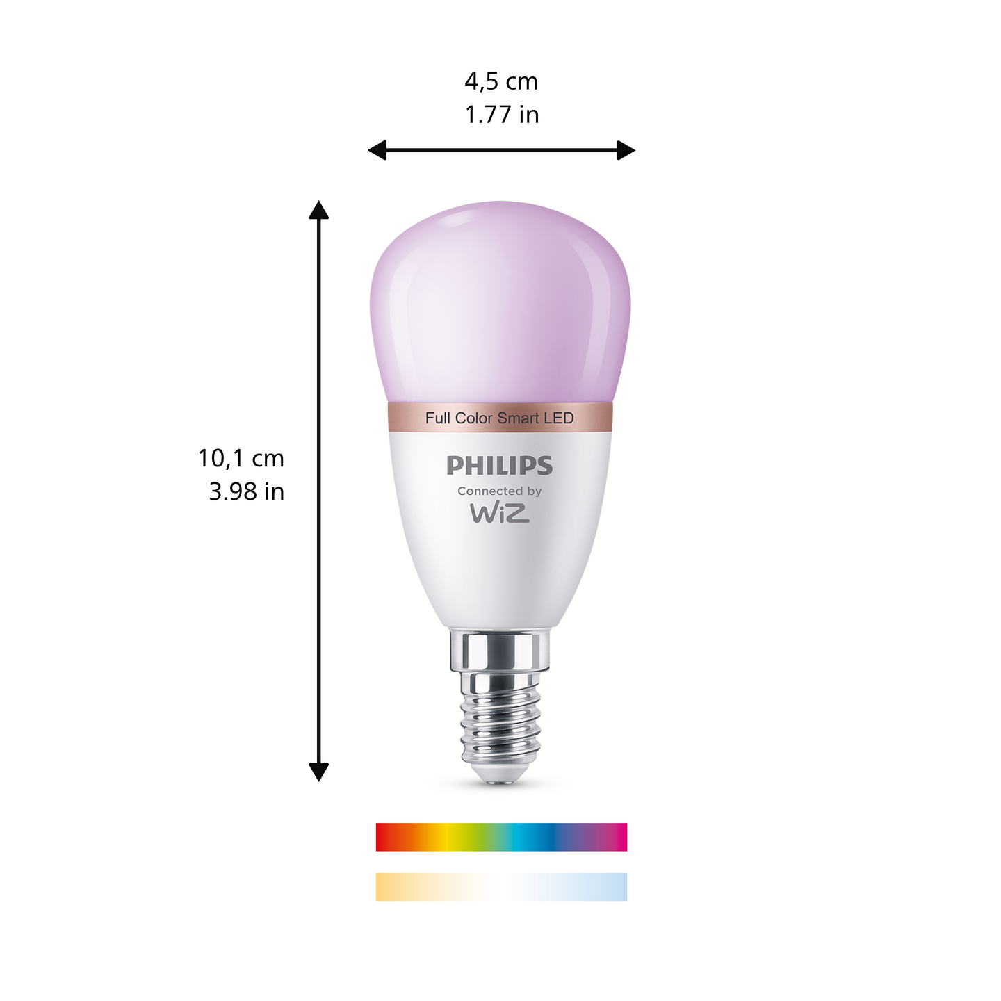 Lamppu Philips Smart led P45 E14 RGB - K-Rauta