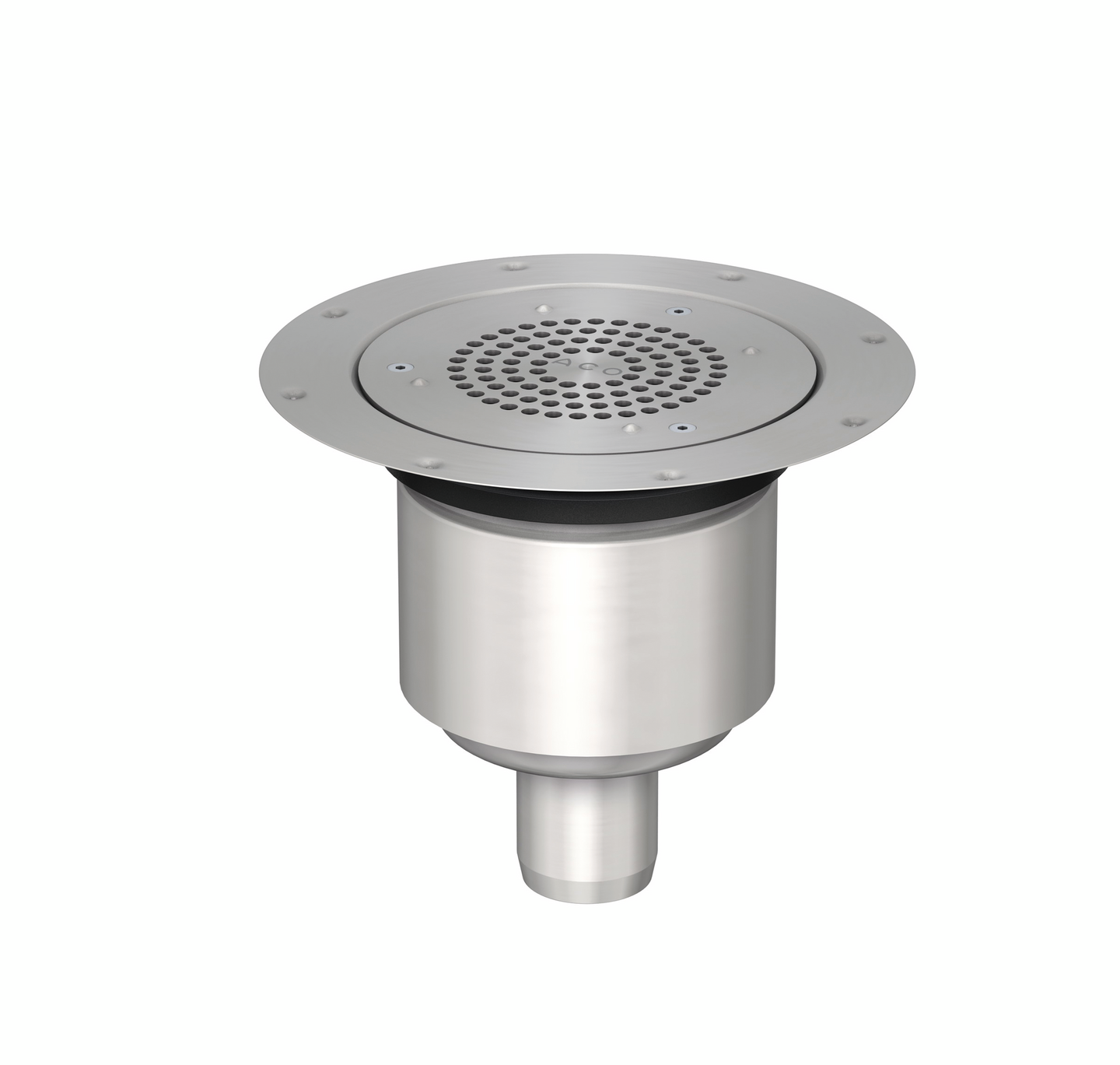 Lattiakaivo pystymalli ACO DN70 ruostumaton teräs, matta/kakel - K-Rauta