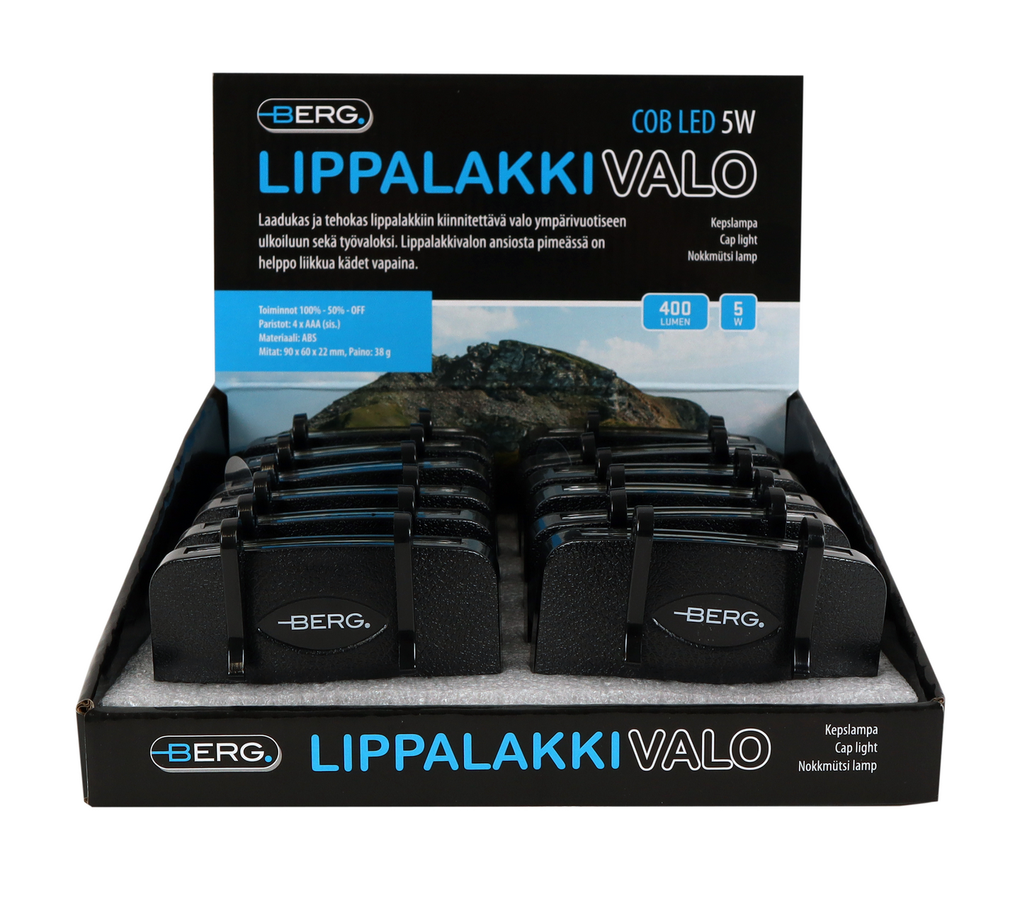 Lippalakkivalo Berg 5W COB LED 400lm - K-Rauta