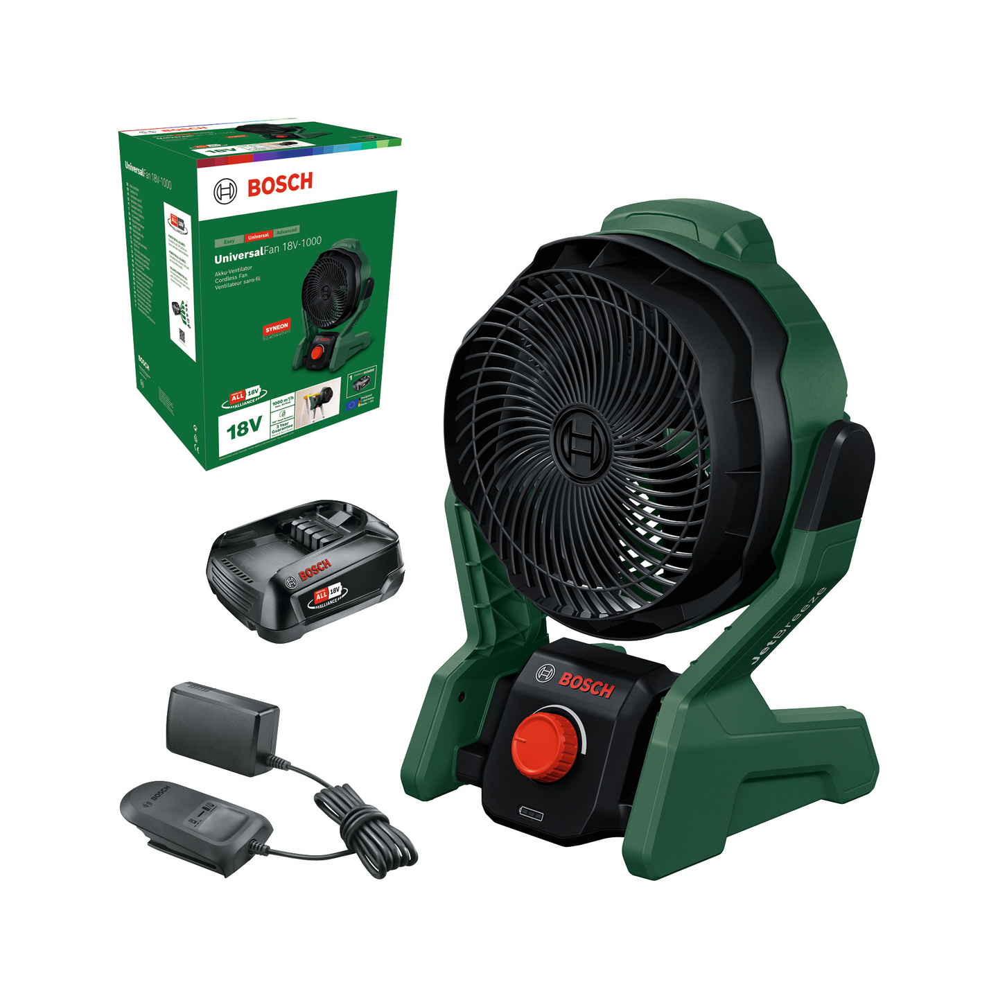 Akkupuhallin Bosch UniversalFan 18V-1000 1x2,0Ah - K-Rauta
