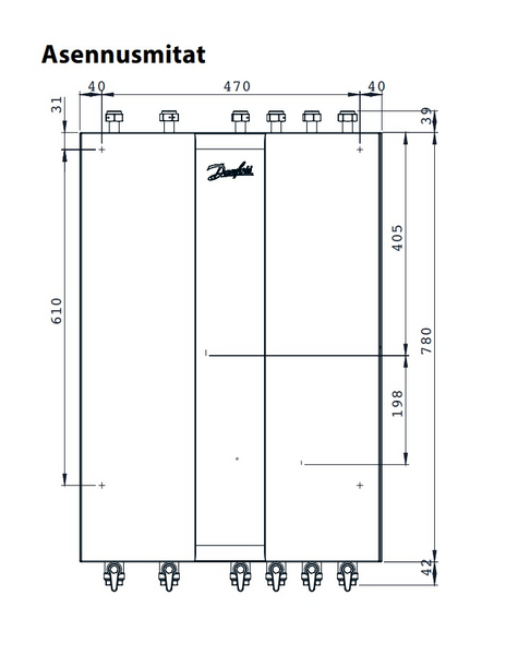 Kaukolämpökeskus Danfoss LPM Akva Lux VX2 PTC - K-Rauta