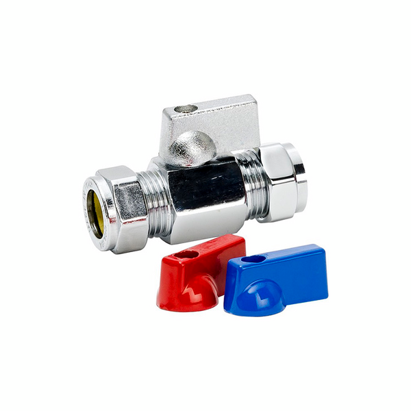 KULVENTIL MED VRED 15X15 KOPPL FÖRKROMAD