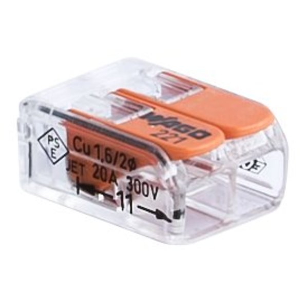 REKKEKLEMME 2POL WAGO - Byggmakker