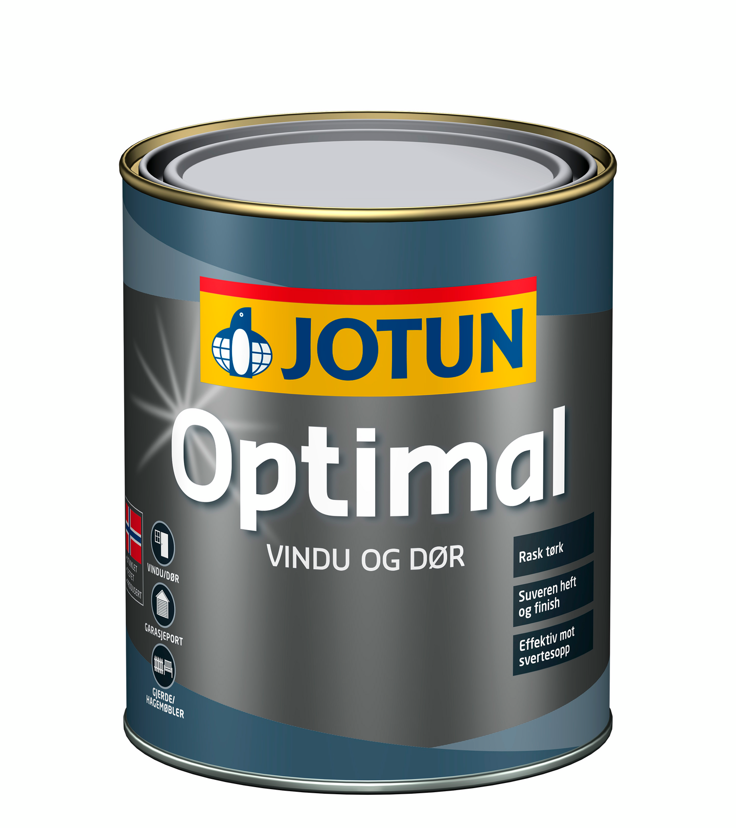 Maling Optimal Vindu og Dør 0,68L - Jotun - Byggmakker
