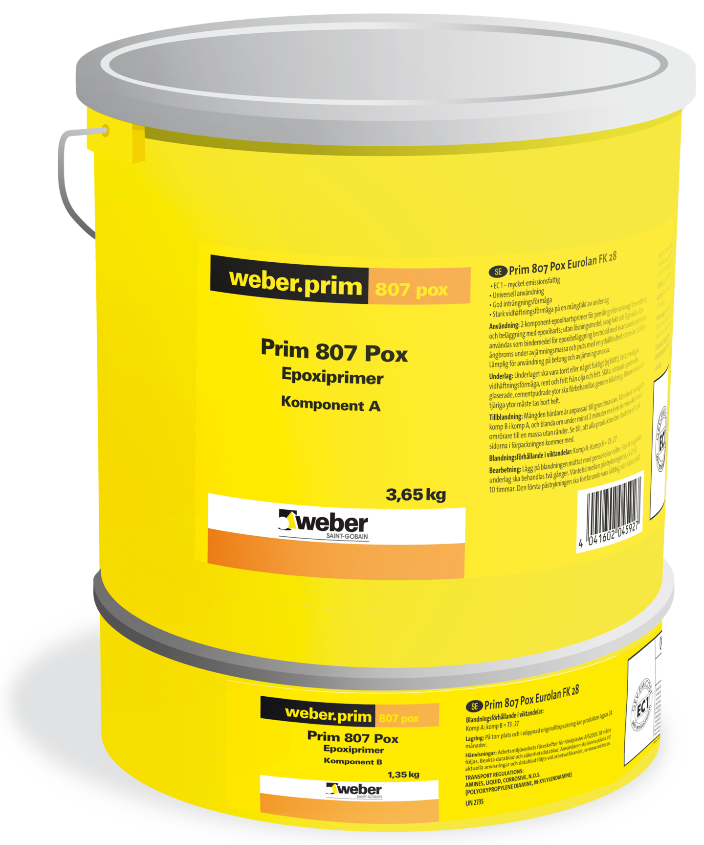 WEBER PRIM 807 EPOXYPRIMER 5KG - Byggmakker