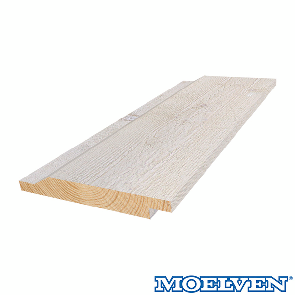 Kledning Gran 19X123 Dobbelfals 28 Visir - Moelven Wood - Byggmakker