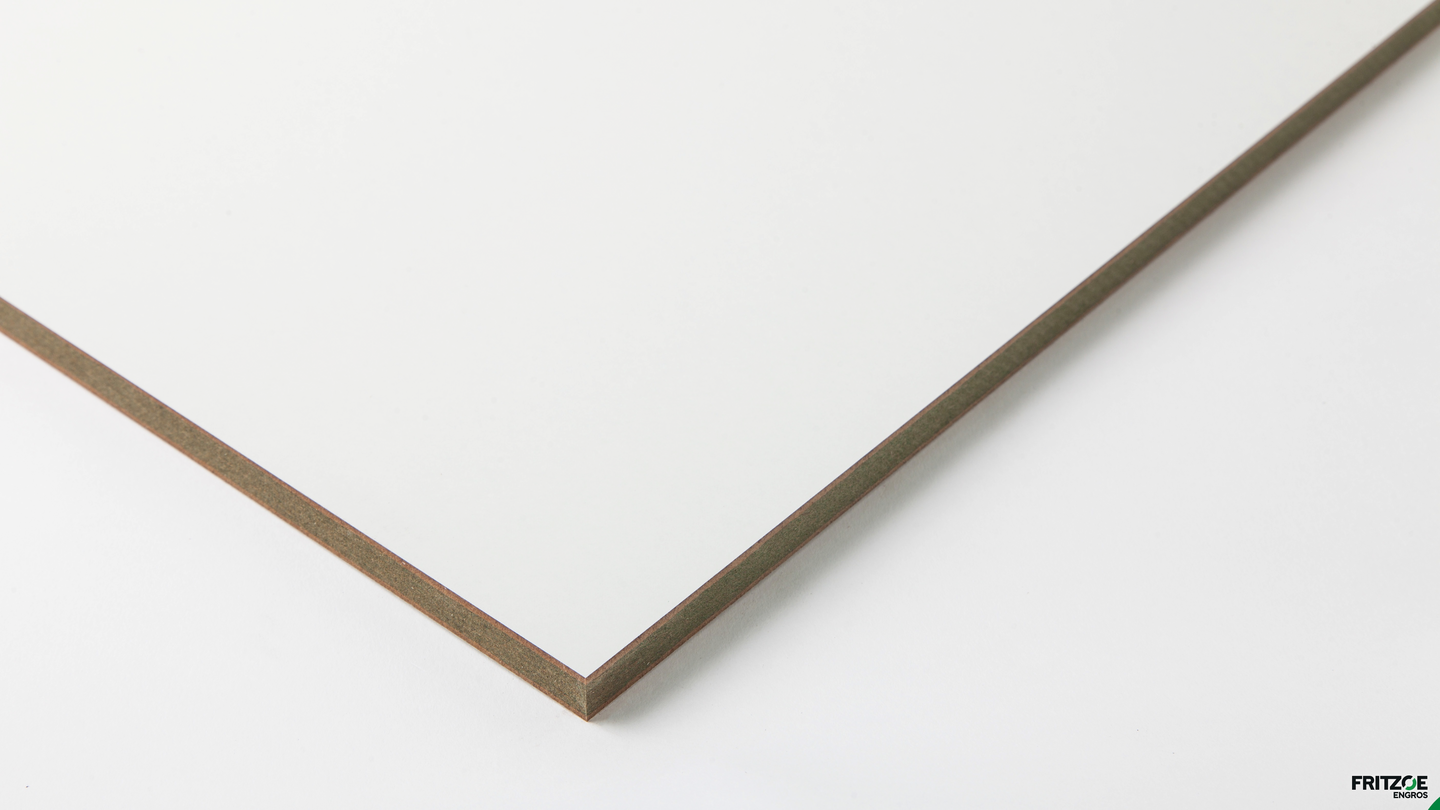 MDF FIBRAPLAST H HVIT 16X2440X1220 - Byggmakker