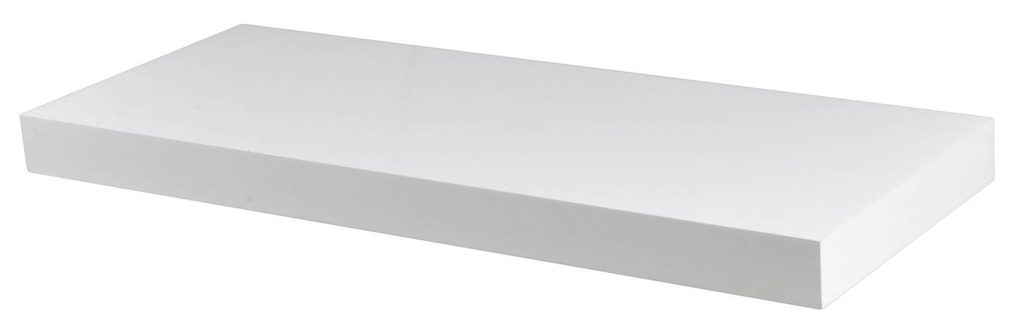 HYLLE 60X23,5X3,8CM HVIT DAY - Byggmakker