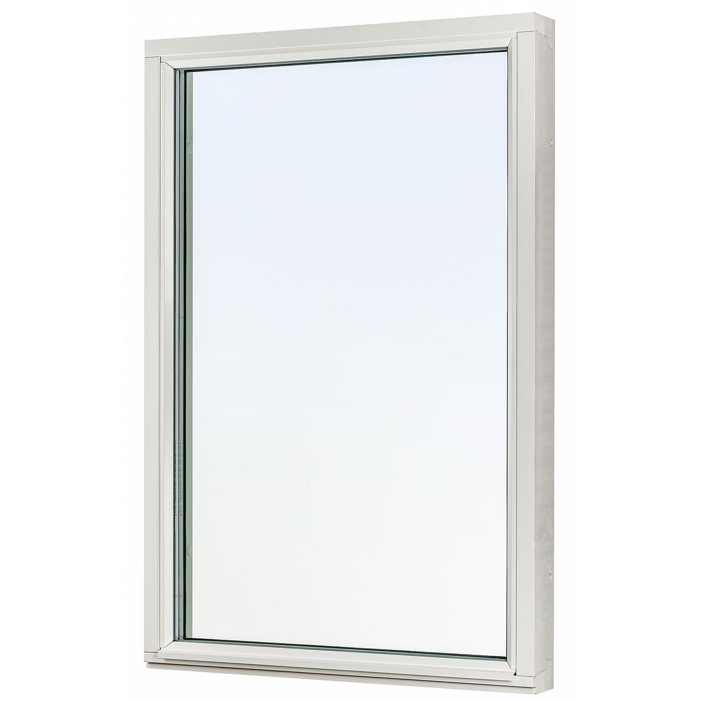 Fast Fönster SP Trä 3-Glas Vit 12X13 - K-Rauta