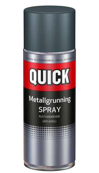 SPRAY QUICK METALLGRUNNING GRÅ - Byggmakker