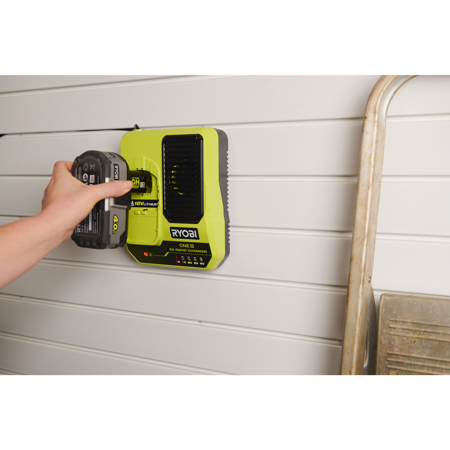 Pikalaturi Ryobi RC18180 18V ONE 8 0Ah h latausteho K Rauta