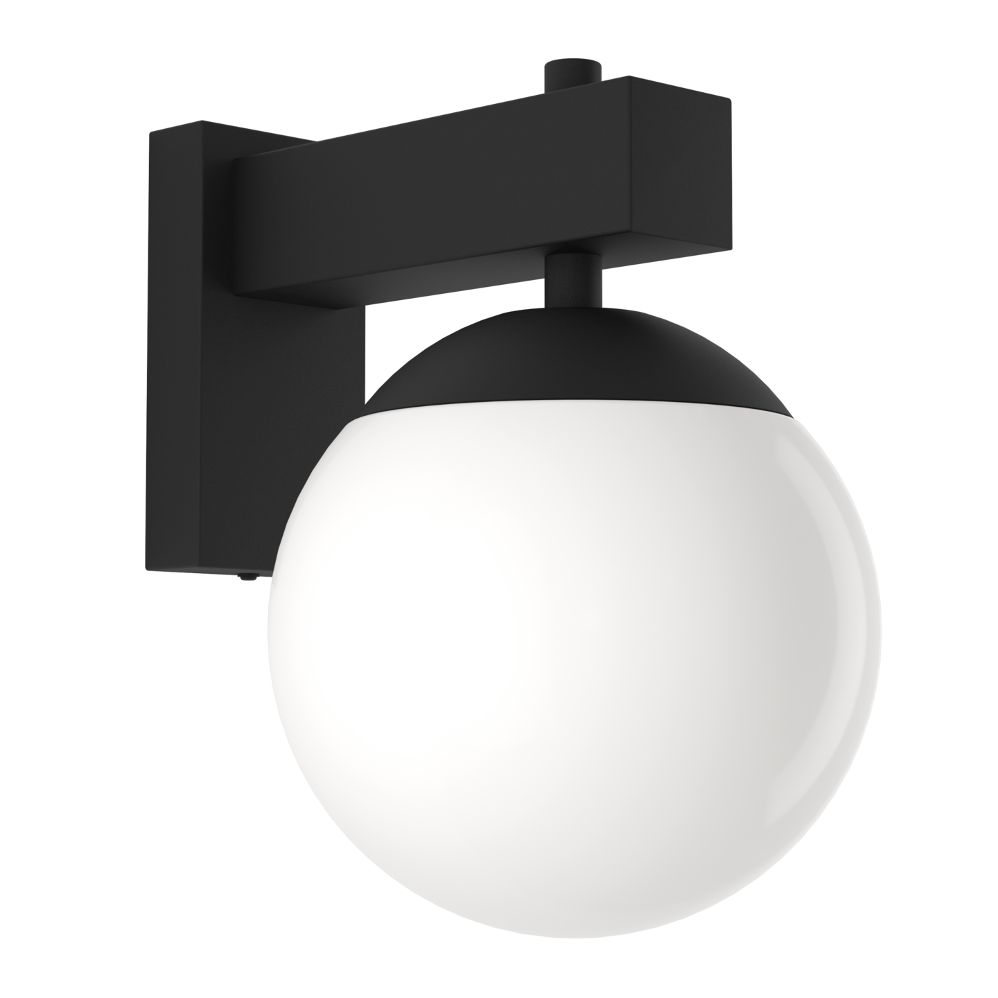 Ulkoseinävalaisin EGLO Bufalata musta/valkoinen 40W E27 IP44 - K-Rauta