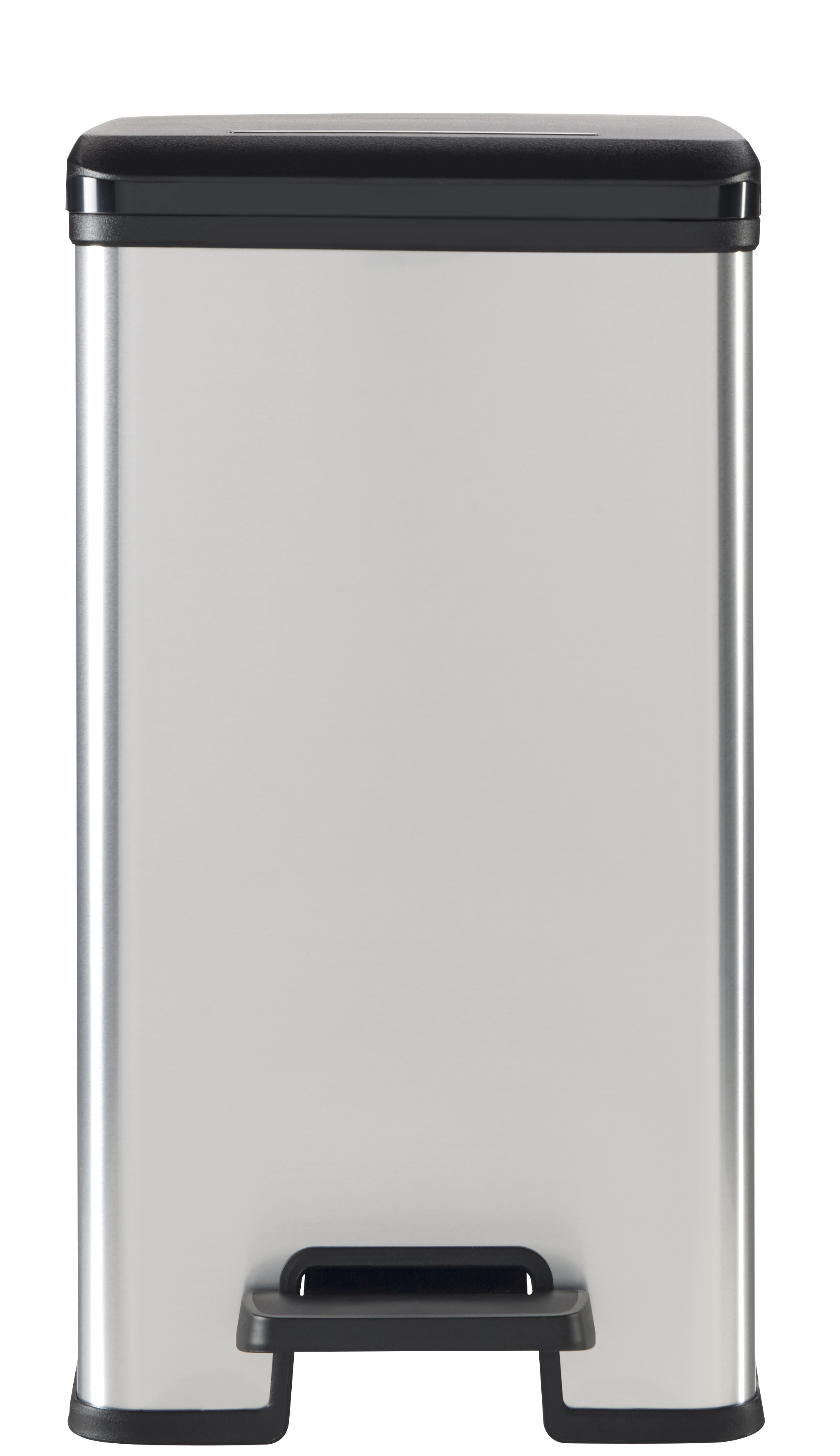 Poljinroskis Curver Slim Bin 40l hopea/musta - K-Rauta
