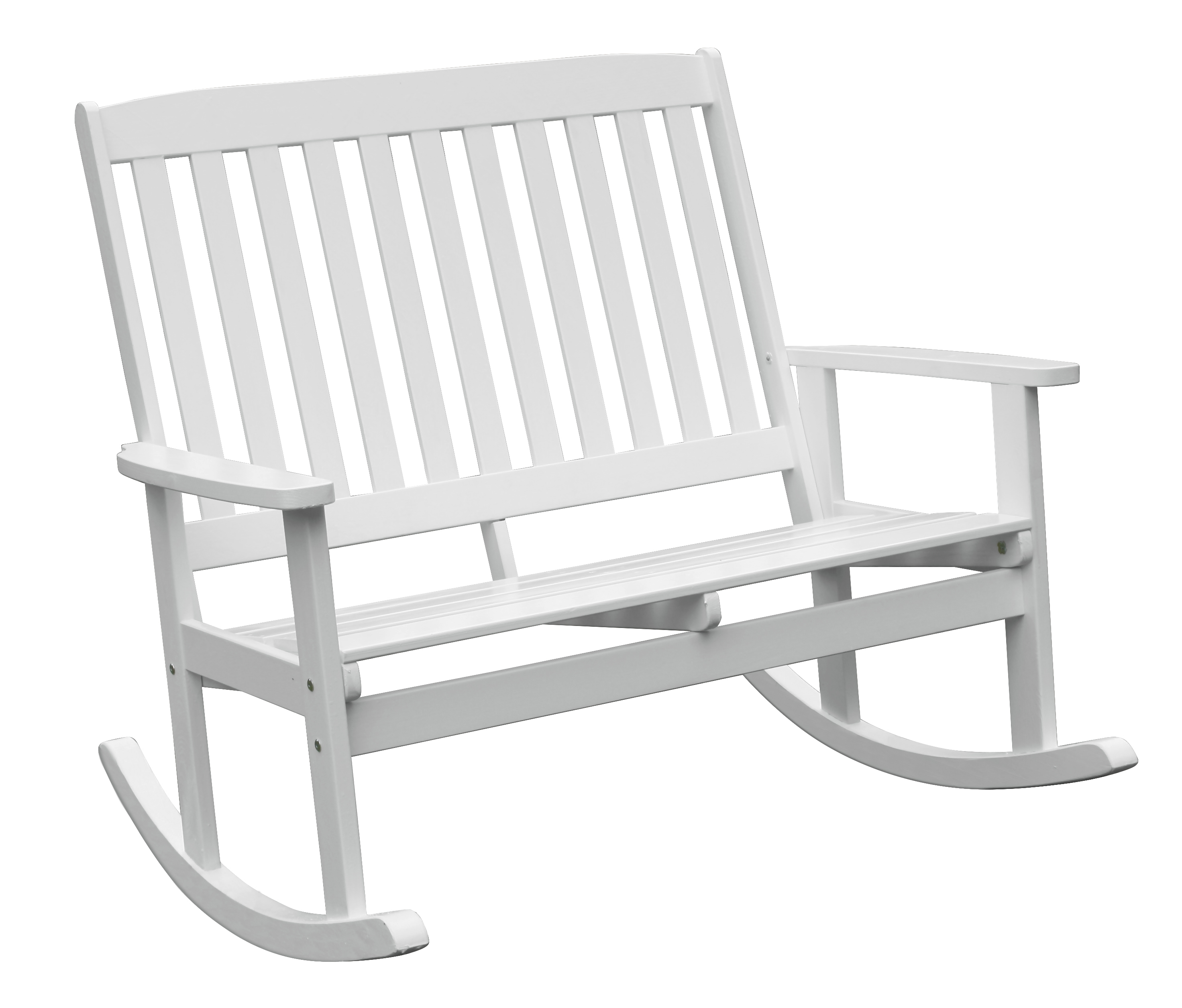 Keinutuoli veera kahdelle valkoinen - K-Rauta