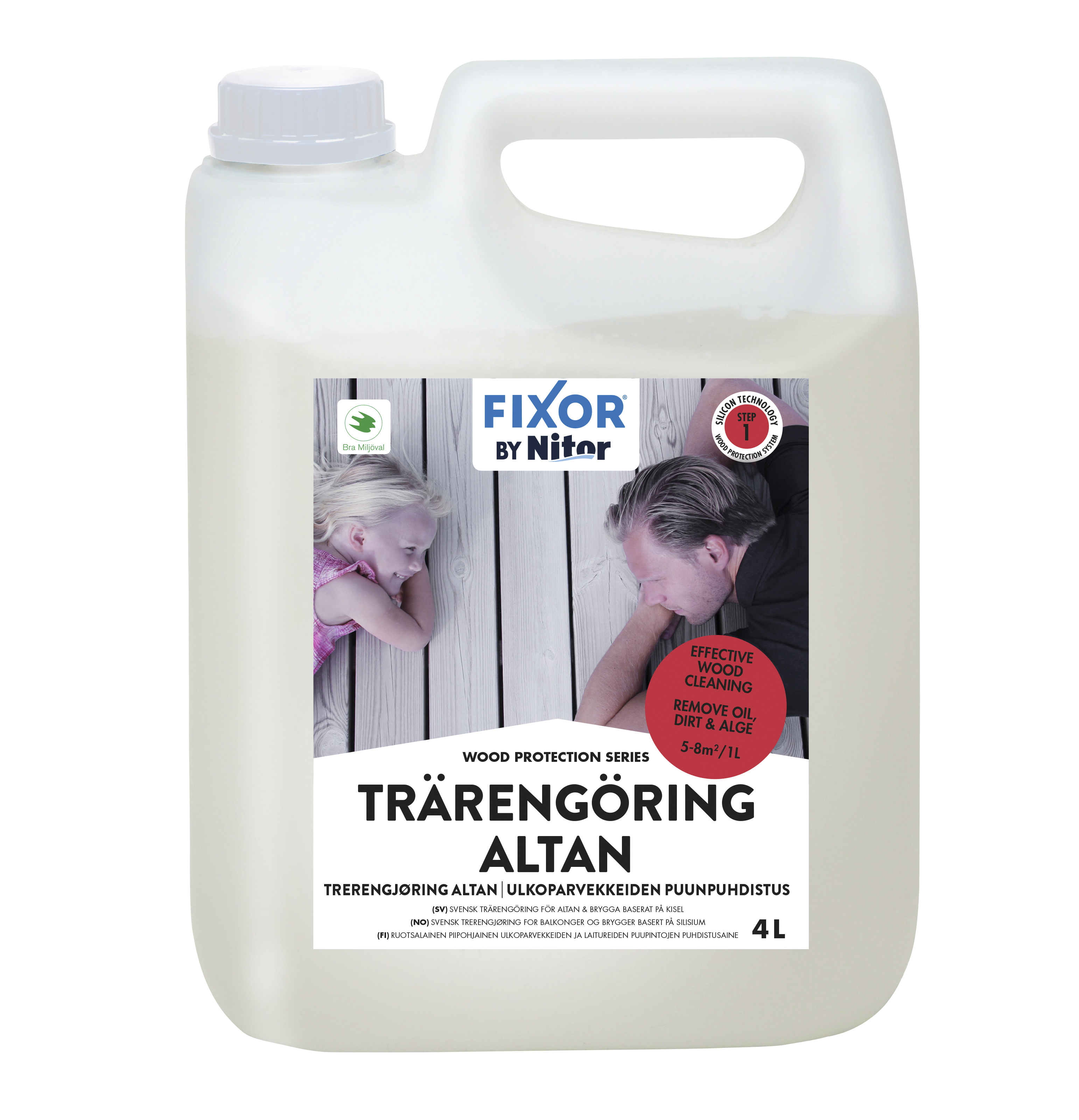 Terassipesu Nitor Step 1 Wood Cleaner 4l - K-Rauta