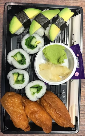 Sushi 10kpl/rasia 4 vegaani | K-Ruoka Verkkokauppa