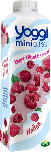 Yoggi mini 0,1% hallon,Arla | K-Ruoka Verkkokauppa