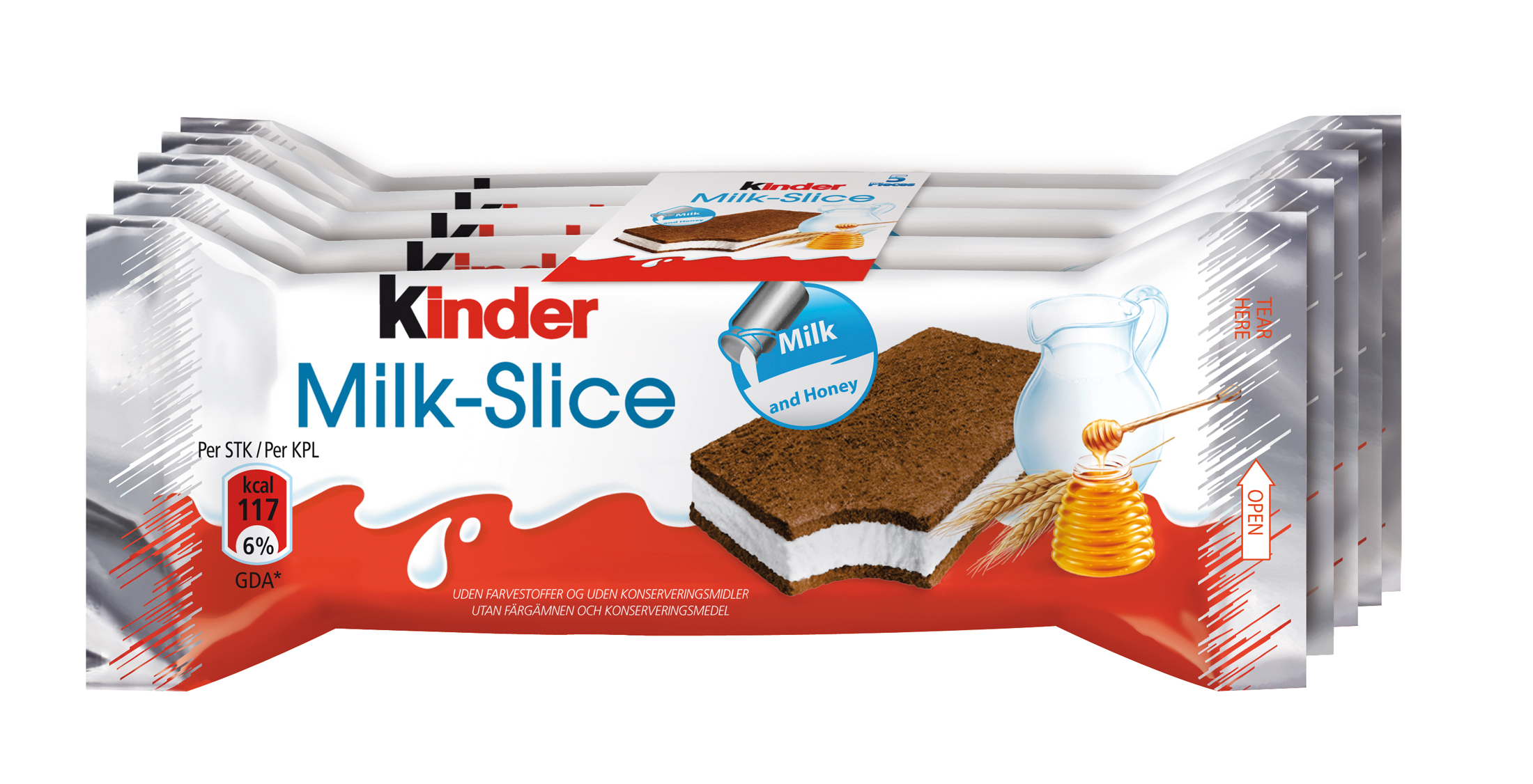 Kinder milk slice välipalapatukka 5kpl/140g – K-Ruoka