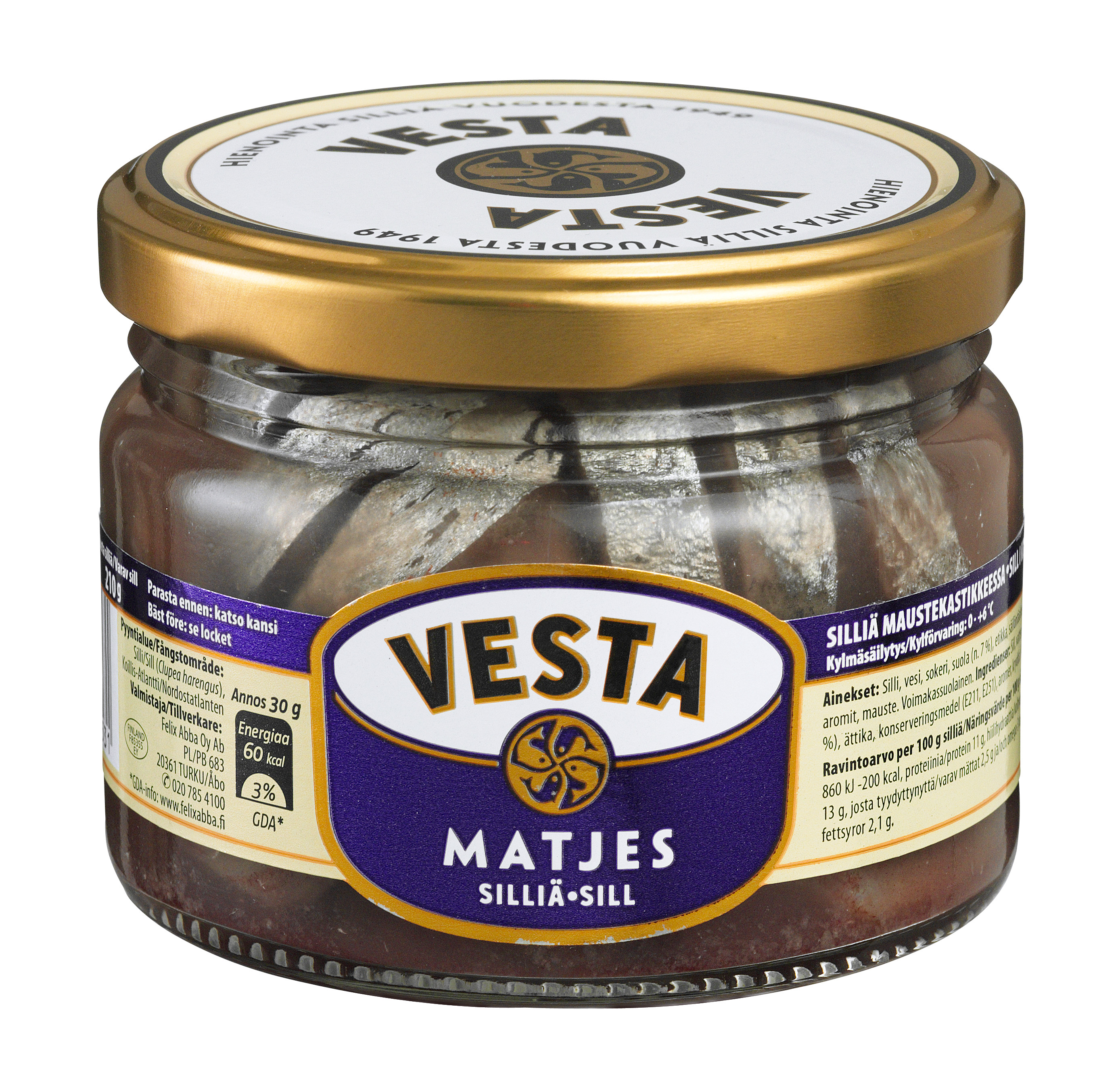 Vesta matjes silliä 310/210g MSC – K-Ruoka