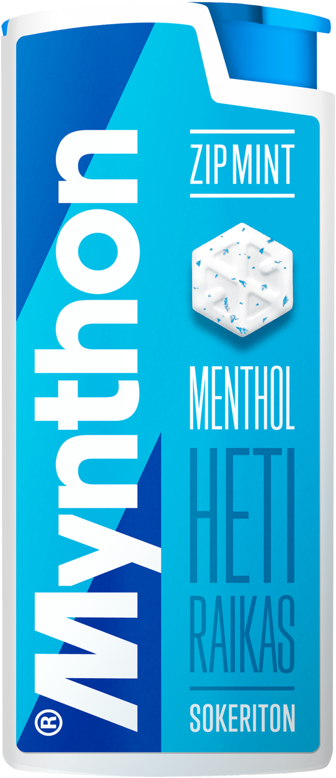 Mynthon Zip Mint pastilli 30g menthol – K-Ruoka