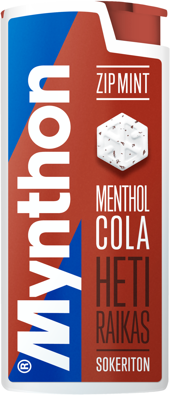Mynthon Zip Mint 30g Menthol-Cola – K-Ruoka