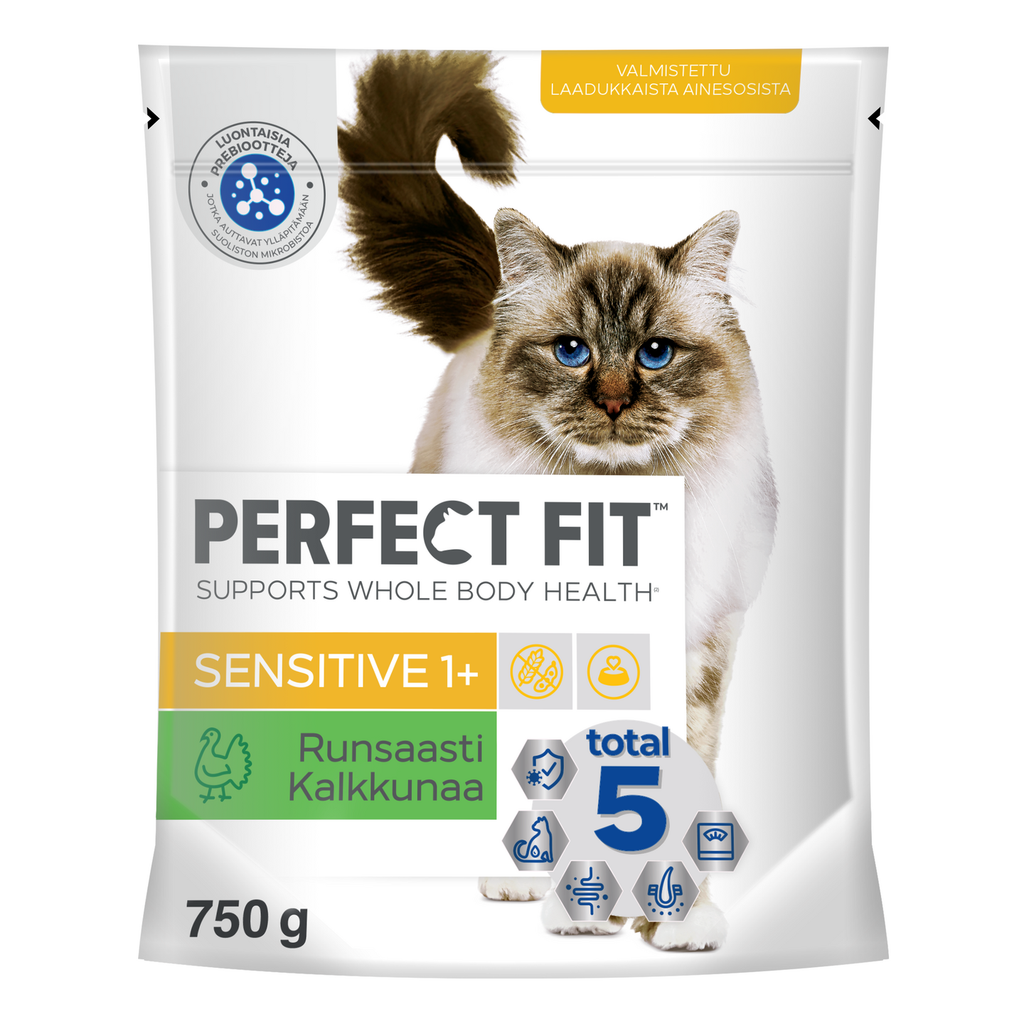 Perfect Fit Sensitive 1+ kalkkuna 750g | K-Ruoka Verkkokauppa