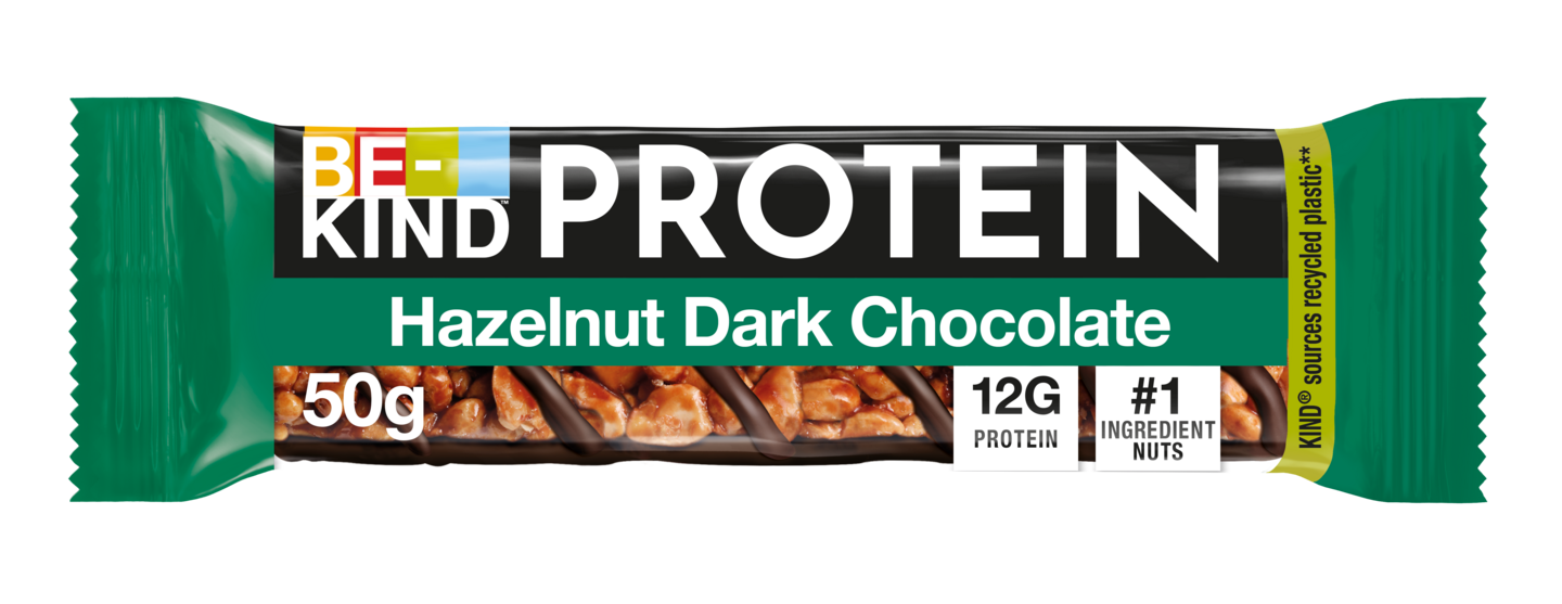 Be-kind Hazelnut Dark Chocolate Protein Bar 50g | K-Ruoka Verkkokauppa
