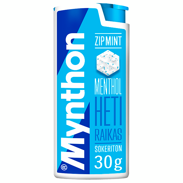 Mynthon Zip Mint pastilli 30g menthol | K-Ruoka Verkkokauppa