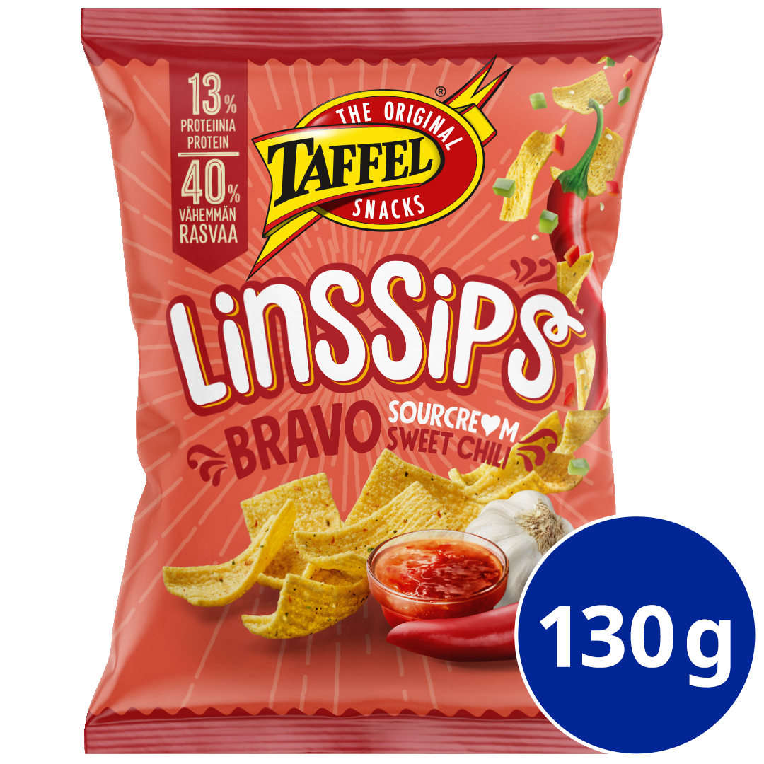 Taffel LinsSips bravo linssisipsi 130g – K-Ruoka