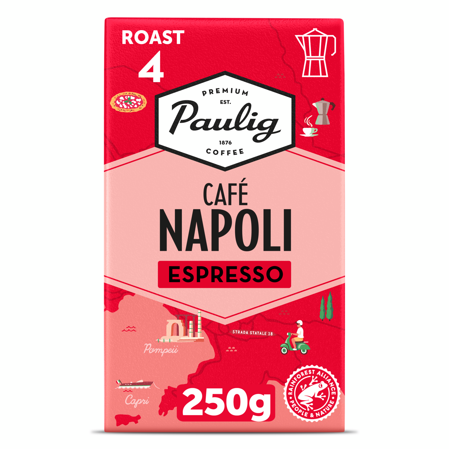 Paulig Café Napoli 250g espresso RFA | K-Ruoka Verkkokauppa