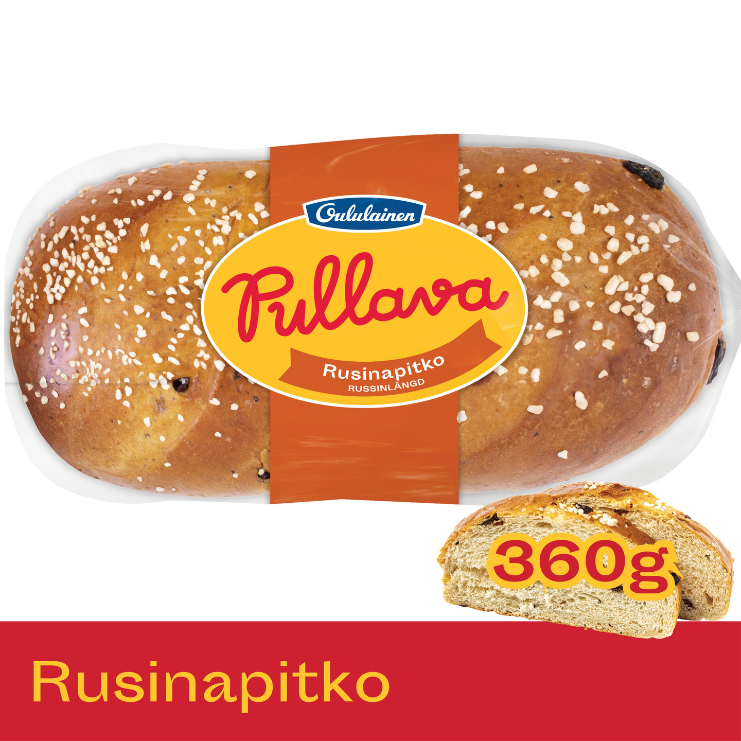 Oululainen Pullava Rusinapitko 360g | K-Ruoka Verkkokauppa