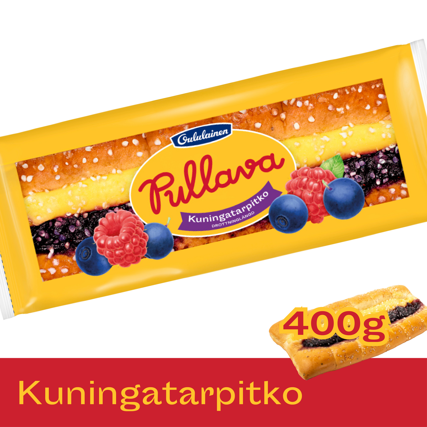 Oululainen Pullava Kuningatarpitko 400g | K-Ruoka Verkkokauppa