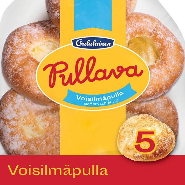Oululainen Pullava Voisilmäpulla 5kpl/270g | K-Ruoka Verkkokauppa
