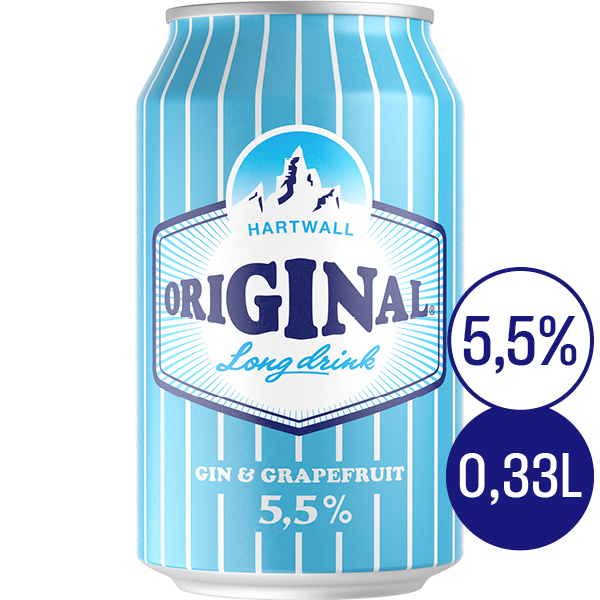 Hartwall Original Long Drink 5,5% 0,33l | K-Ruoka Verkkokauppa