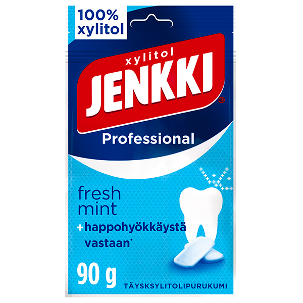 Jenkki professional fresh mint täysksylitolipurukumi 90g | K-Ruoka ...